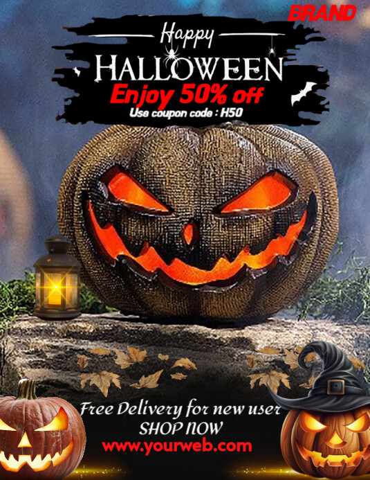 Halloween Sale Offer Template | PosterMyWall