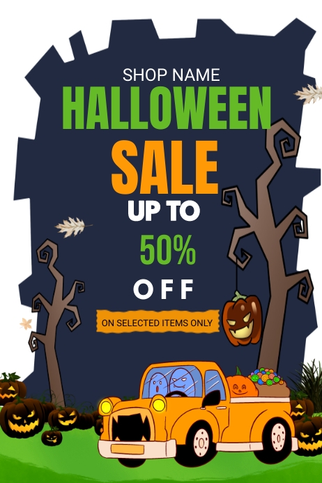 halloween sale poster Template | PosterMyWall