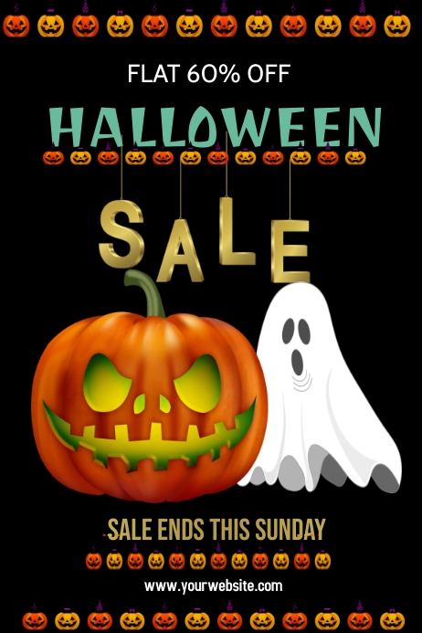 halloween sale poster Template | PosterMyWall