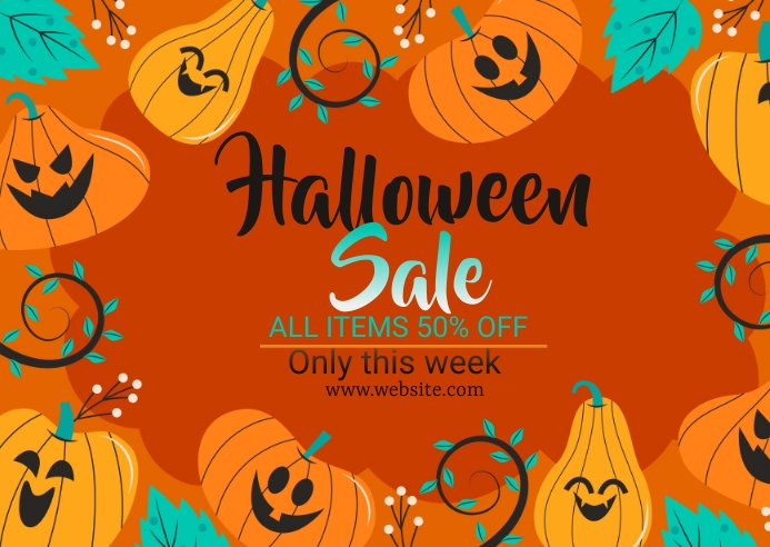 halloween sale poster Template | PosterMyWall