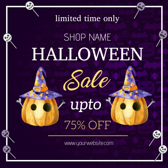 Copy of halloween sale poster | PosterMyWall