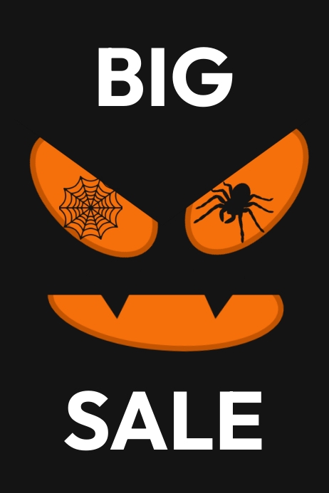 Halloween Sale Poster Template | PosterMyWall