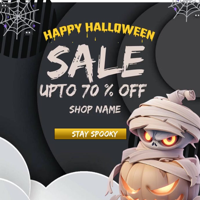 Copy of halloween sale poster | PosterMyWall