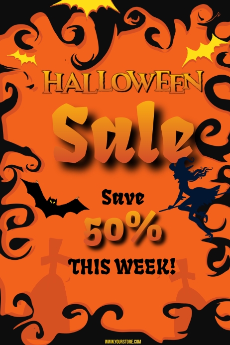 Copy of HALLOWEEN SALE POSTER | PosterMyWall