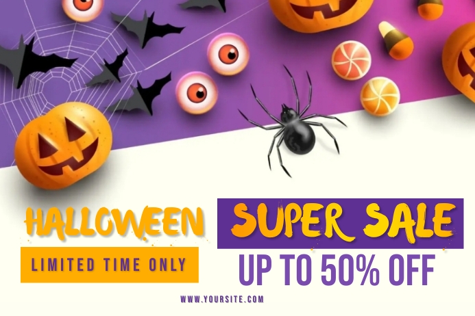Halloween sale poster template. | PosterMyWall
