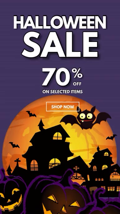Halloween Sale Template | PosterMyWall