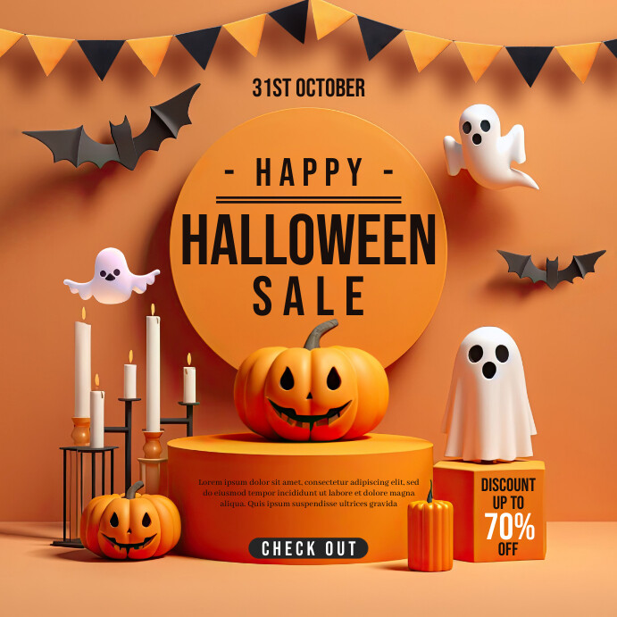 Halloween Sale Up for Instagram Promotion Template | PosterMyWall