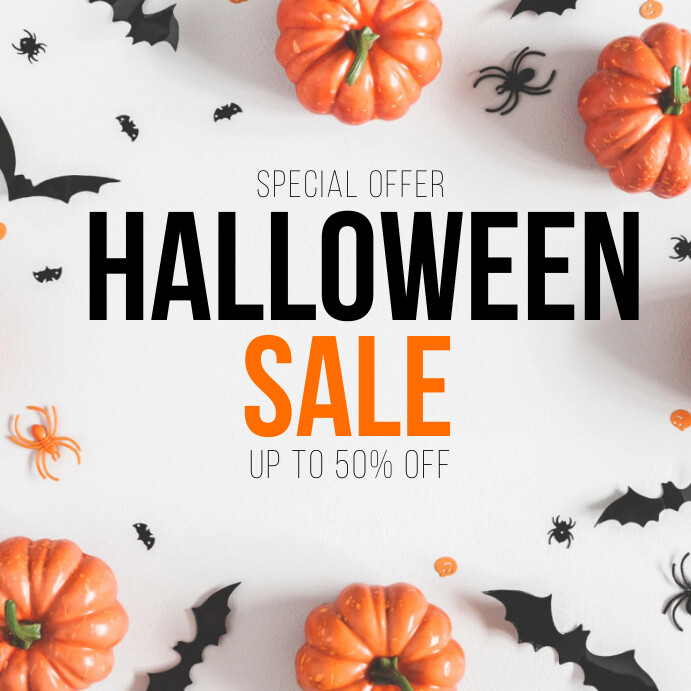 Halloween sales Template | PosterMyWall