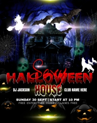Halloween club party Template | PosterMyWall