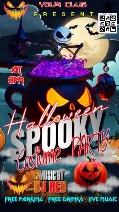 Copy of Halloween Spooky Costume Party | PosterMyWall