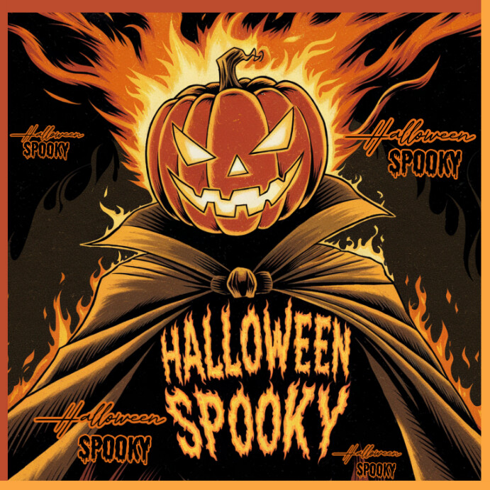 Halloween Spooky Template | PosterMyWall