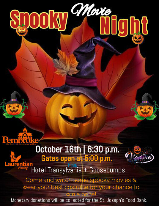 Copy of Halloween Spooky Film Movie Night flyer | PosterMyWall
