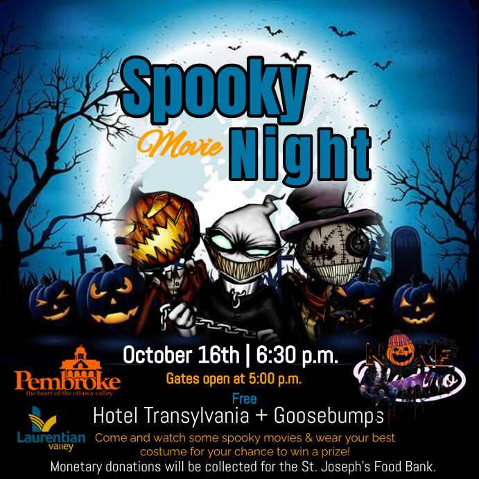 Halloween Spooky Film Screening Movie Night T Template | PosterMyWall