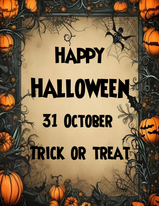 Copy of Halloween spooky theme | PosterMyWall
