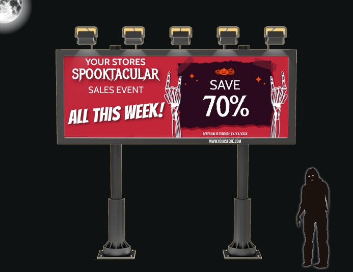 HALLOWEEN STORE SALE Template | PosterMyWall