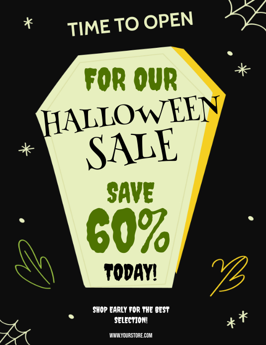 HALLOWEEN STORE SALE Template | PosterMyWall