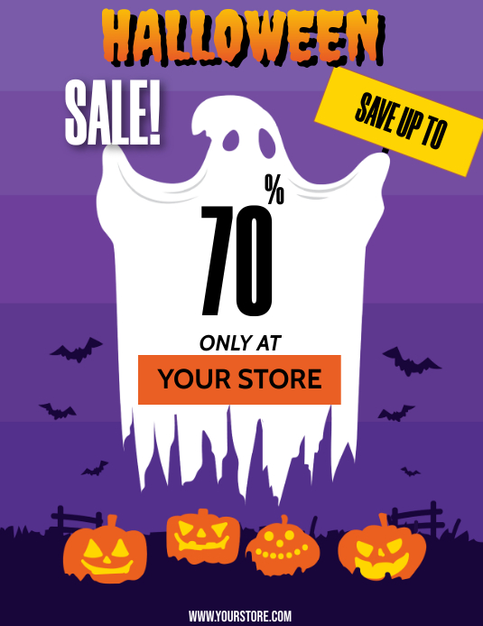 HALLOWEEN STORE SALE Template | PosterMyWall