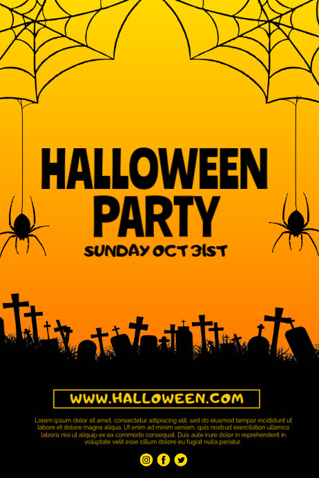 halloween template | PosterMyWall