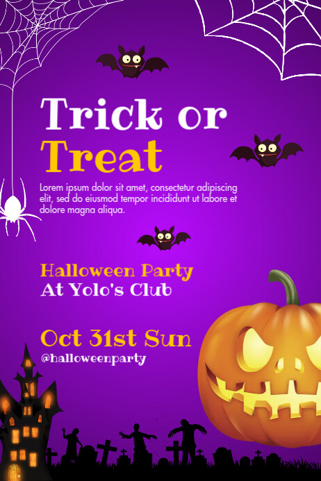Halloween Template | PosterMyWall