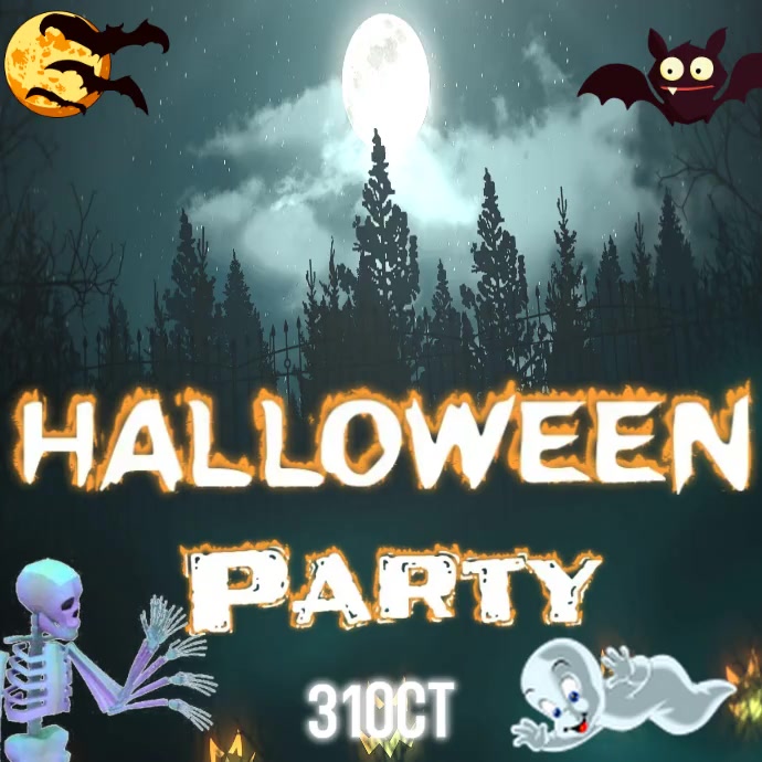 Halloween template flyer spooky tricks and tr | PosterMyWall