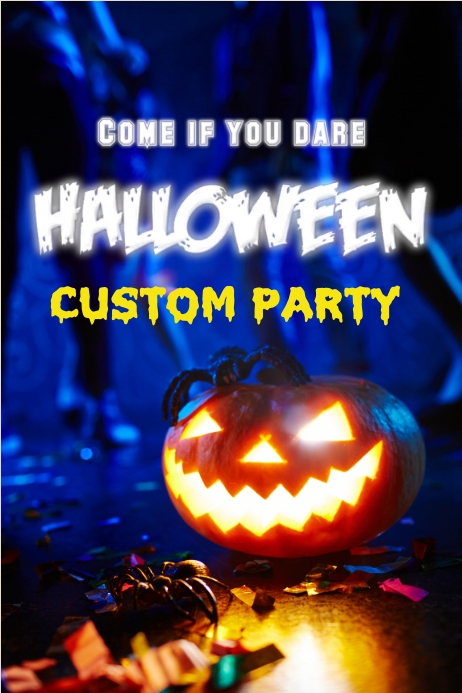 Modèle Halloween template Halloween flyer poster ban | PosterMyWall