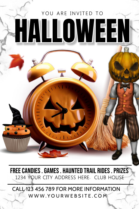 HALLOWEEN TEMPLATE.E | PosterMyWall