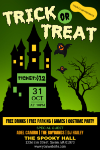 Halloween Trick Or Treat Event Template | PosterMyWall