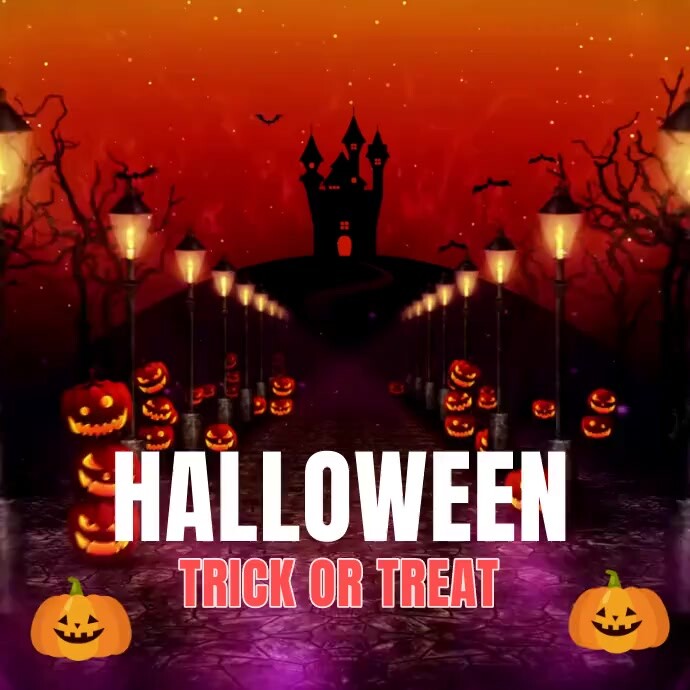 Copy of Halloween Trick or treat Template | PosterMyWall