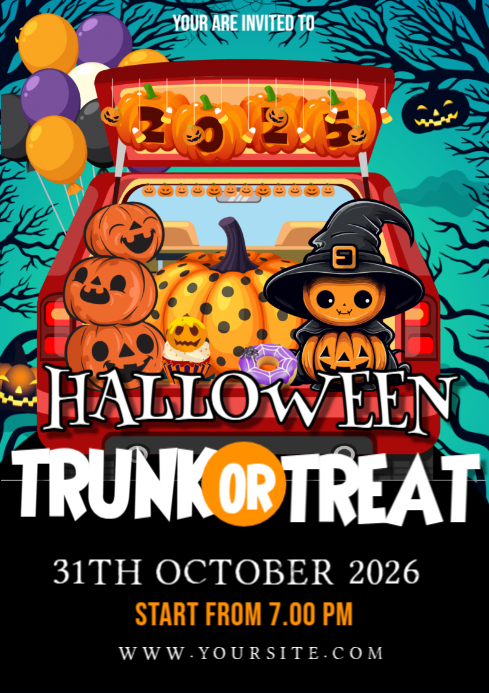 Trunk Or Treat Poster
