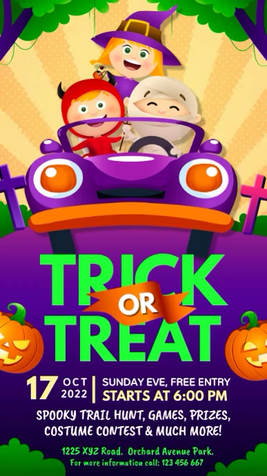 halloween video Template | PosterMyWall