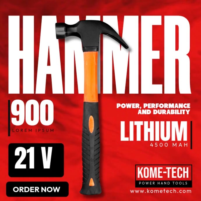 Copy of Hammer Flyer Ads | PosterMyWall