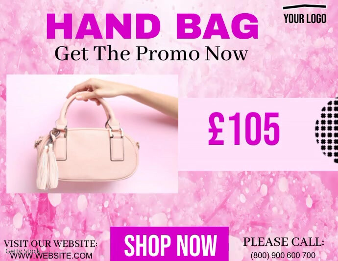 Hand bag collection store sale off video Template | PosterMyWall