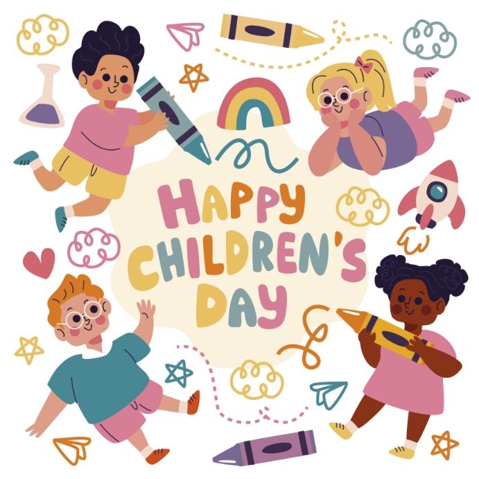 Copy of Hand drawn children's day | PosterMyWall