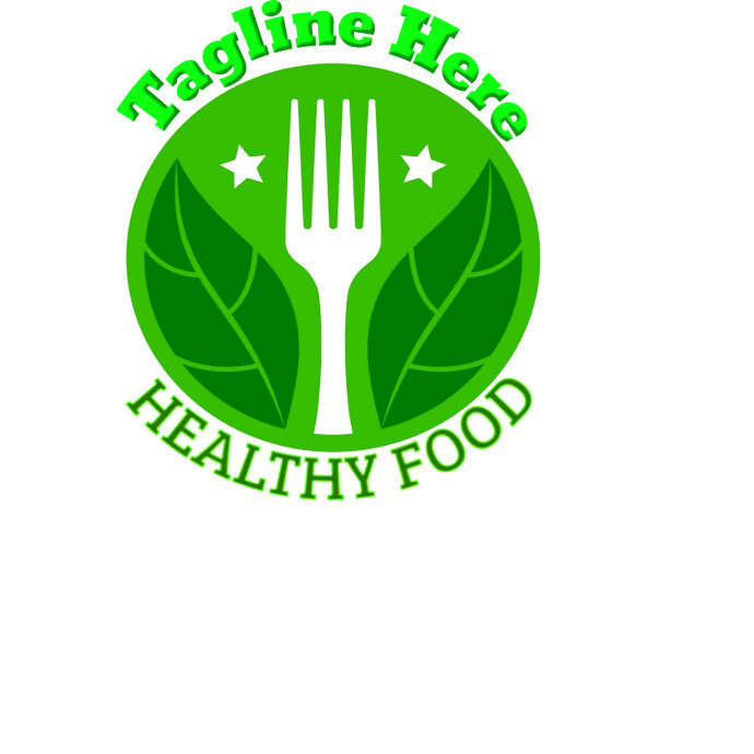 Hand drawn healthy food logo design Template | PosterMyWall