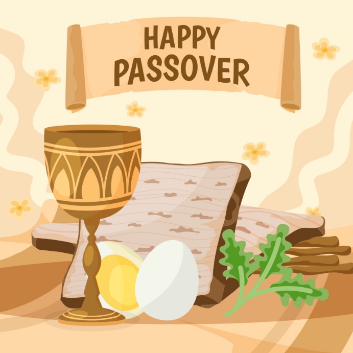 Hand drawn Passover meal Template | PosterMyWall