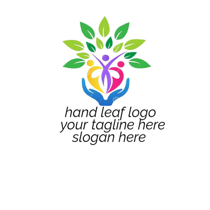 hand leaf logo Template | PosterMyWall