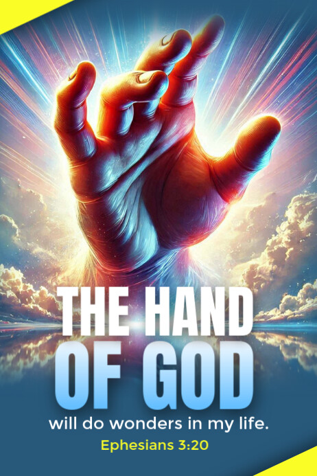 Hand of God Template | PosterMyWall