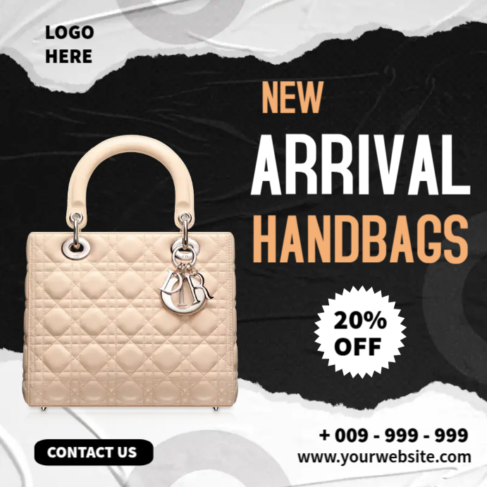 Handbag Template | PosterMyWall