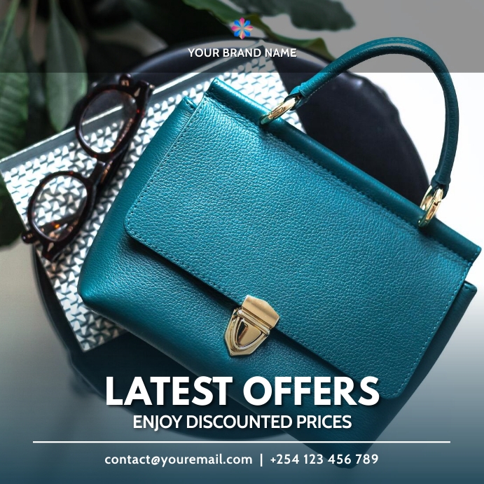 handbag purse fashion sale template | PosterMyWall