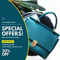 handbag purse fashion sale template | PosterMyWall