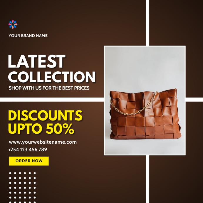 handbag purse fashion sale template | PosterMyWall