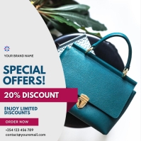 handbag purse fashion sale template | PosterMyWall