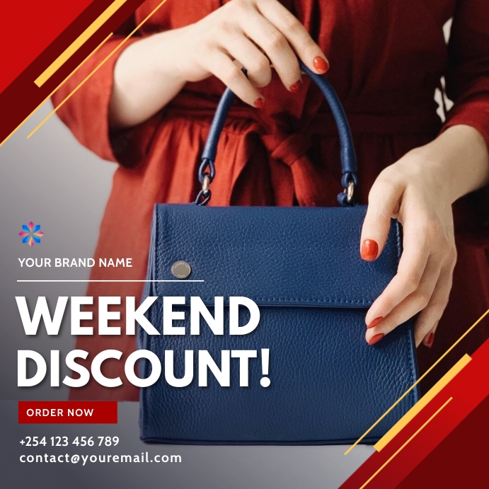 handbag purse fashion sale template | PosterMyWall