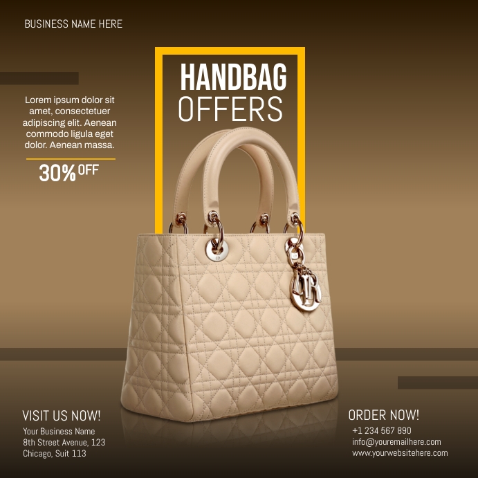 Copy of handbag sale | PosterMyWall