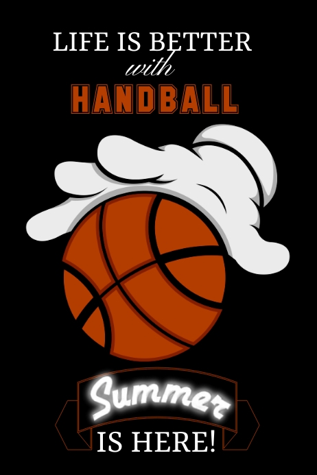 Handball Template | PosterMyWall