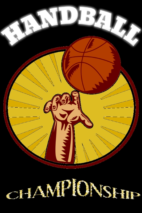 Plantilla de Handball | PosterMyWall