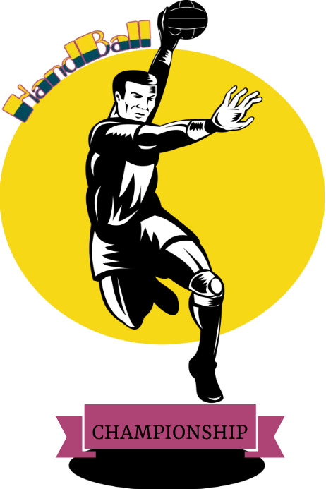 Handball Template | PosterMyWall