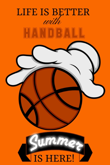 Handball Template | PosterMyWall