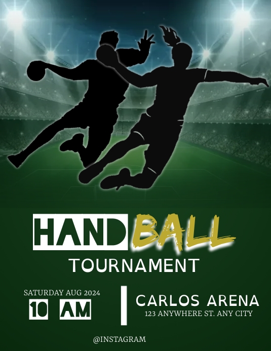 Handball Flyer Template | PosterMyWall