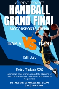 Plantilla de Handball Poster | PosterMyWall